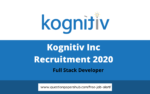 Kognitiv Inc Freshers Recruitment for Full Stack Developer Post-B.E/B.Tech/ME/MTech - Apply Online