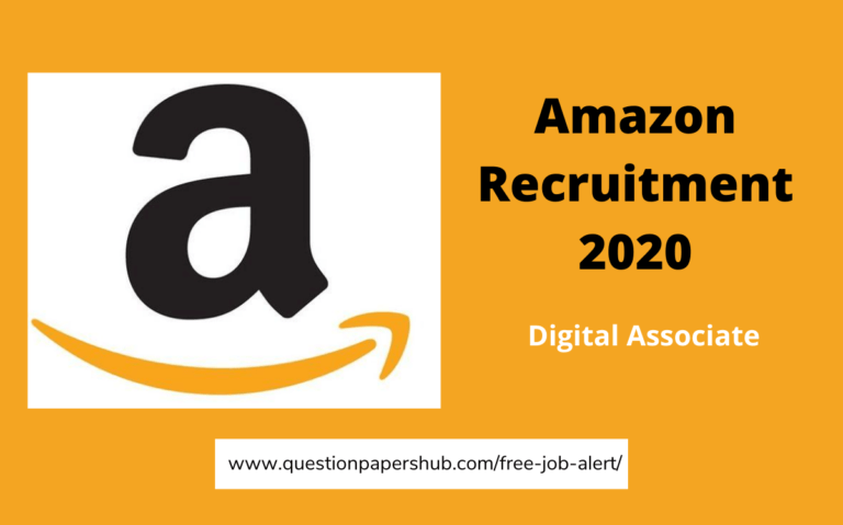 Amazon Recruitment 2020 - Hiring Freshers for Digital Associate Post-B ...