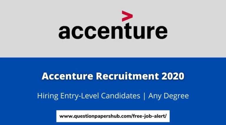 Accenture Recruitment 2020 | Hiring Entry-Level Candidate | Any Degree ...