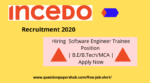 Incedo Technology Recruitment 2020 | Hiring Software Engineer Trainee ...