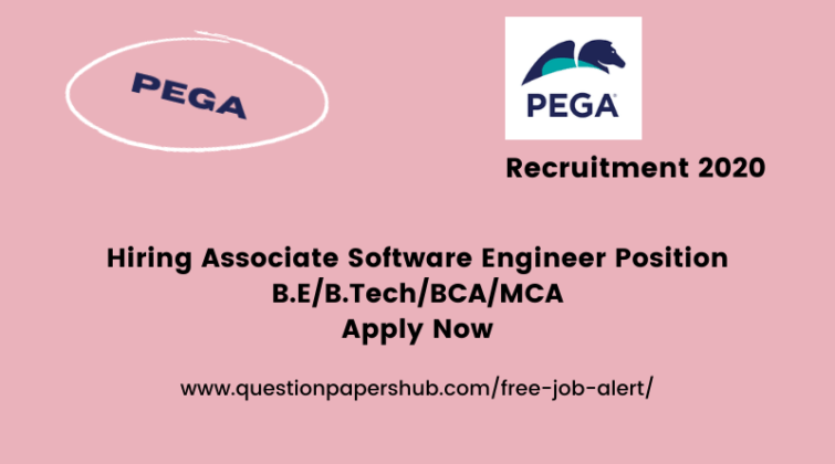 PEGA Recruitment 2020 | Hiring Associate Software Engineer Position |B ...