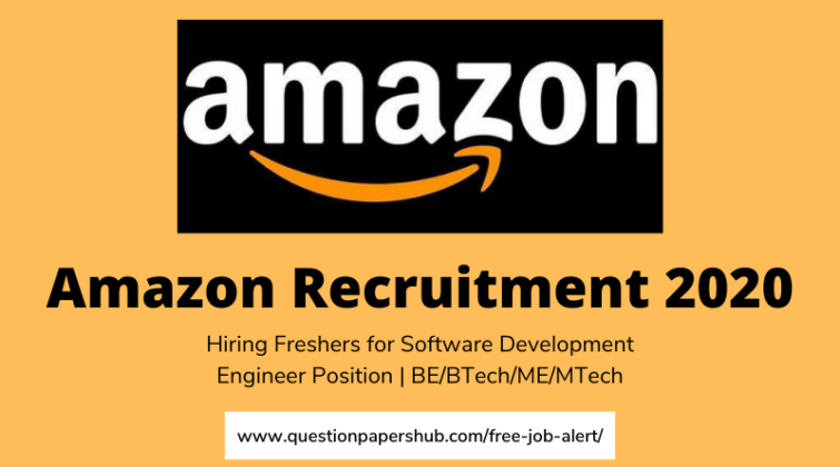 Amazon Hiring Freshers for Software Development Engineer Position in ...