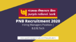 PNB Recruitment 2020 | Hiring for Manager Position | Any Degree are ...