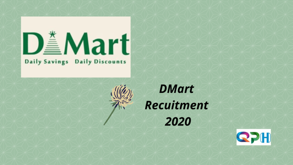 DMart Recruitment 2020 | Hiring Jr.Officer Position | B.E/B.Tech/BCA ...