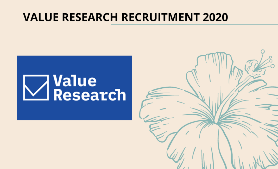 Value Research Recruitment 2020 | Hiring freshers for Equity Analyst ...