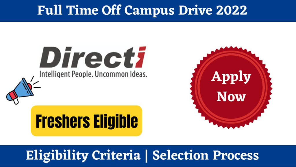 Directi Off Campus Drive 2022 Hiring Freshers for Product Support ...