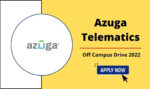 Azuga Telematics Careers 2022 Hiring Freshers as Java Developer of ...