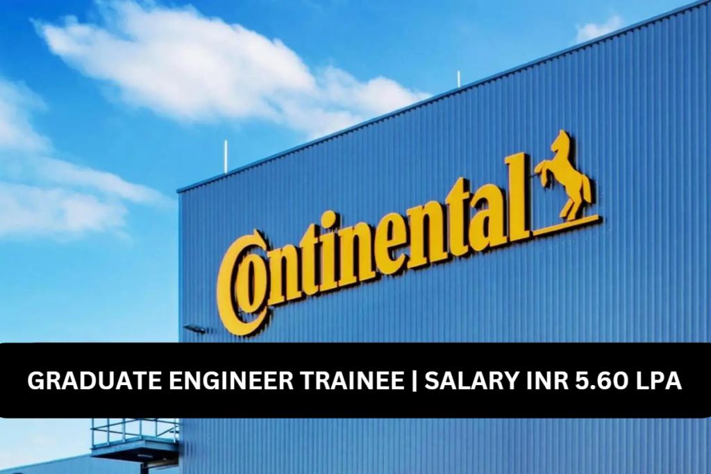 Continental Off Campus Drive 2023 for Graduate Engineer Trainee | B.E/B ...