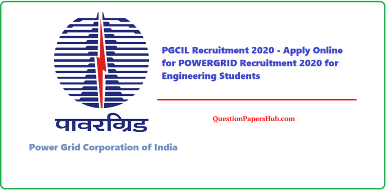 PGCIL Recruitment 2020 - Apply Online for 93 POWERGRID Recruitment 2020 ...