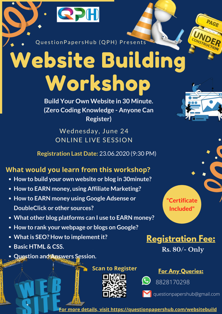 Website Building Workshop