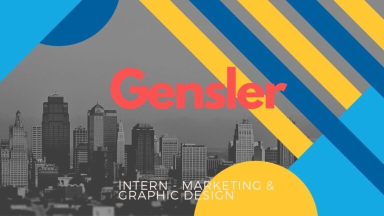 Gensler Internship 2021: Hiring for Intern - Marketing & Graphic Design ...
