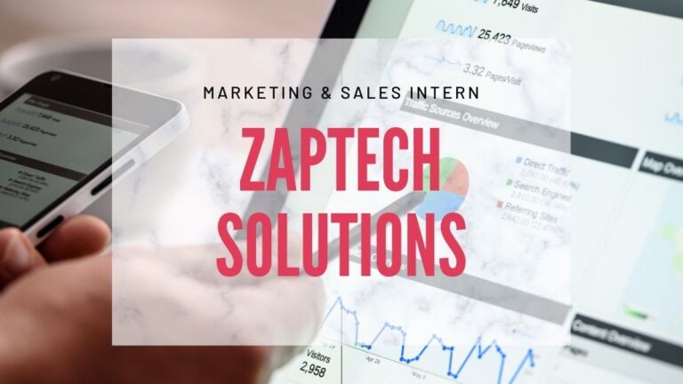 Zaptech Solutions Internship 2021: Hiring for Marketing & Sales Intern ...